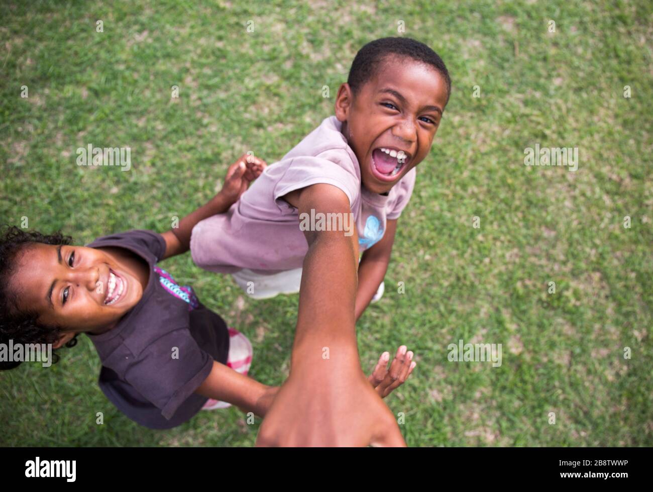 Daily Life on Yanuya Island, Fiji Stock Photo - Alamy