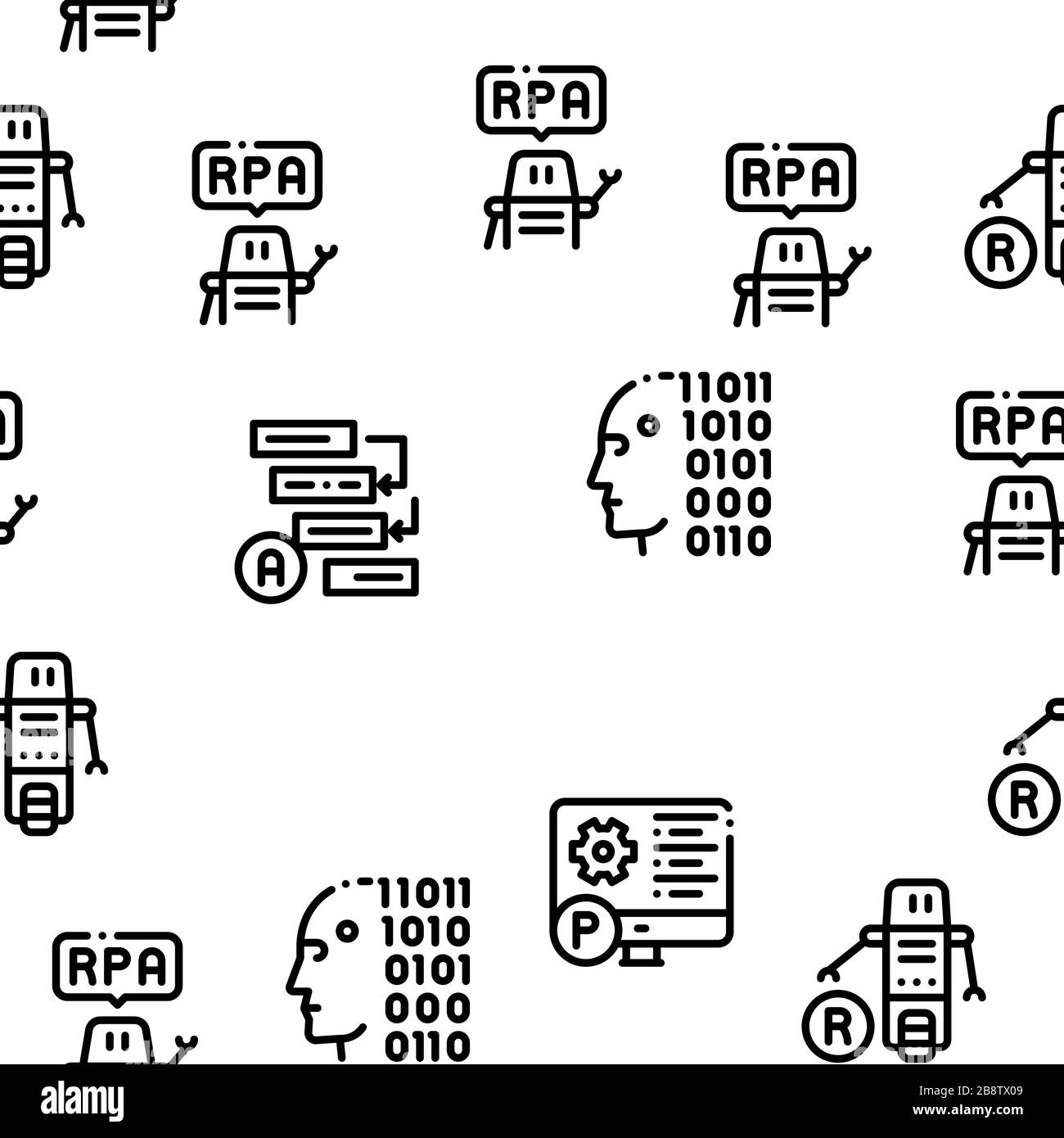 Robotic process automation Black and White Stock Photos & Images - Alamy