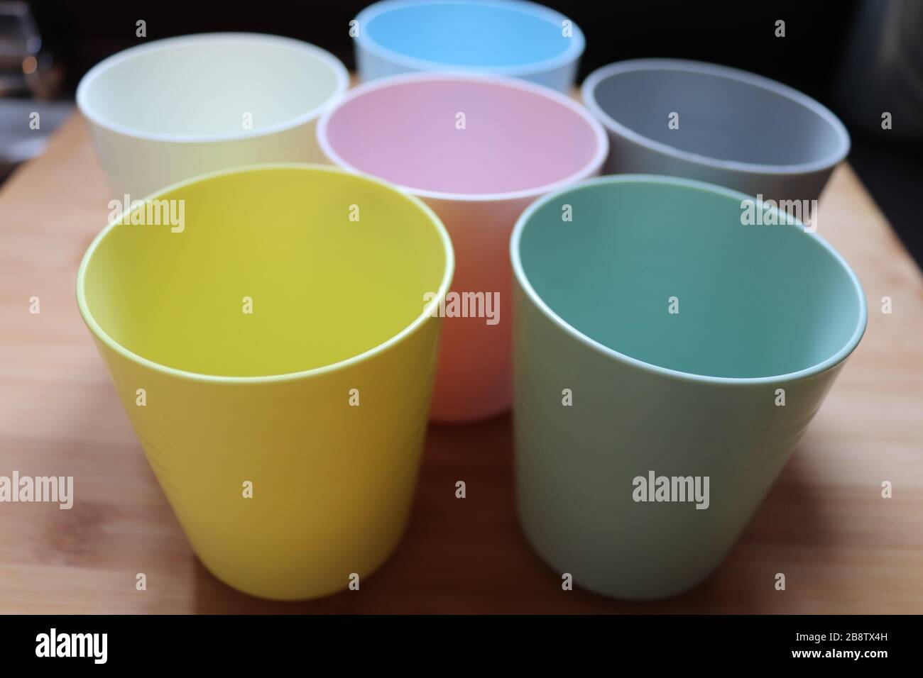 Empty plastic beaker hi-res stock photography and images - Alamy