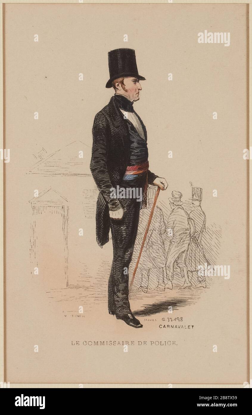 Police Commissioner [1850] Stock Photo - Alamy