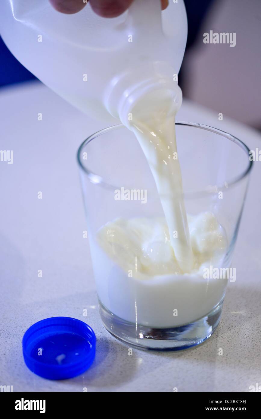 Out of Milk Panic Buying Self Isolation COVID-19 Coronavirus Stock ...