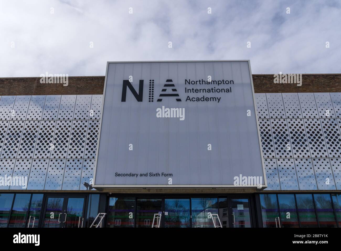 The ultra modern Northampton International Academy, renovated from a ...