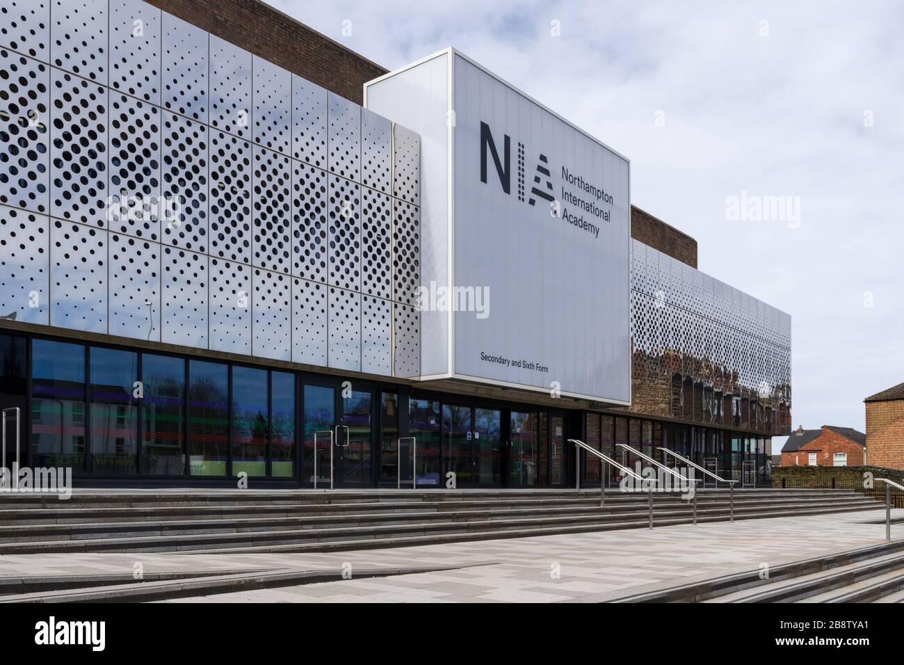 The ultra modern Northampton International Academy, renovated from a ...
