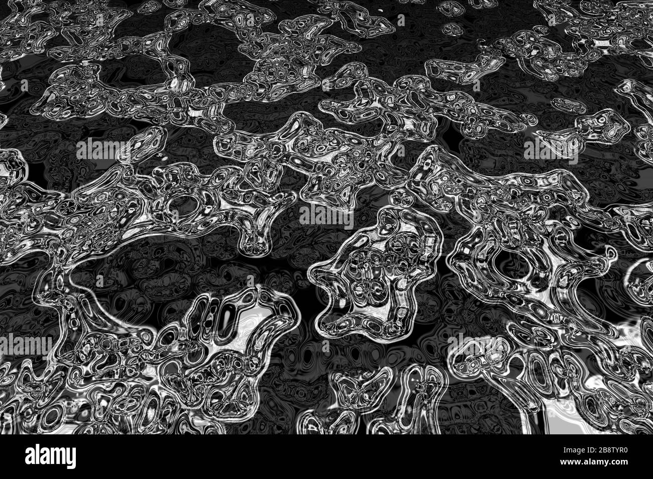 Greasy petroleum and black sea fluid abstract background. black waves ...