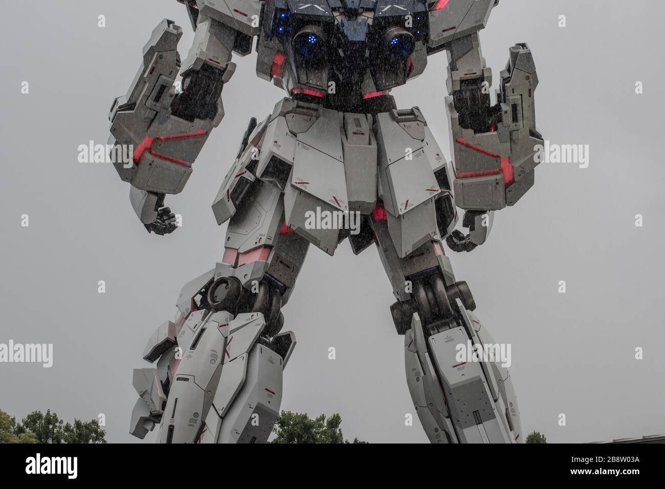 Odaiba, Tokyo/Japan - May 21, 2019 : UNICON GUNDAM SCALE 1:1 model of ...