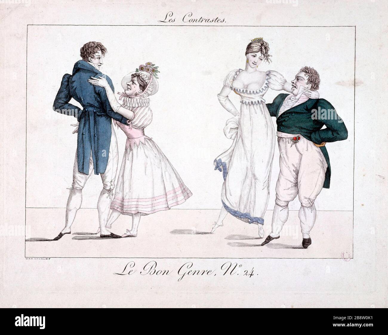 THE RIGHT TYPE NUMBER 24 - THE CONTRAST 1806 "Le Bon Genre numéro 24 ...