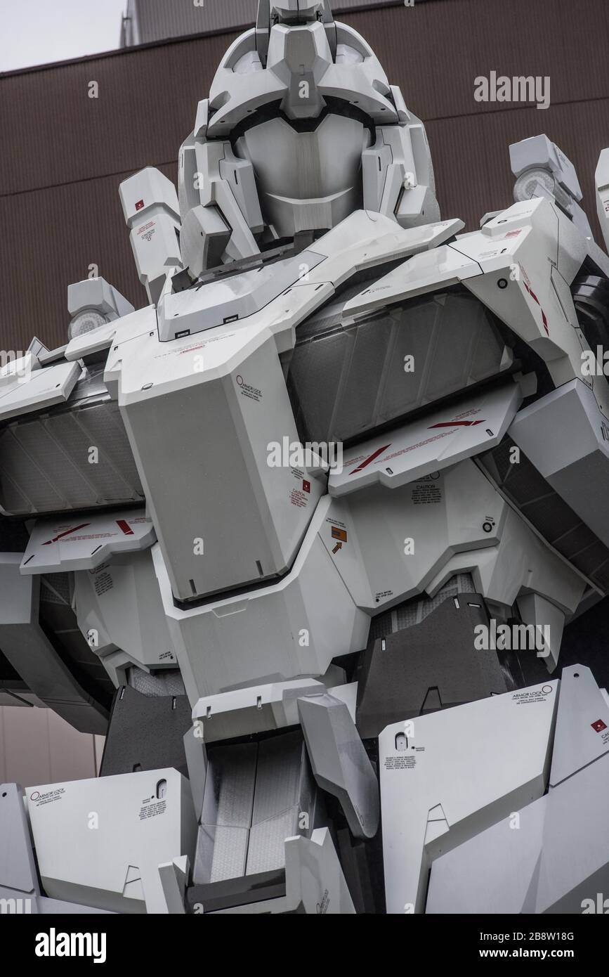 Odaiba, Tokyo/Japan - May 21, 2019 : UNICON GUNDAM SCALE 1:1 model of ...