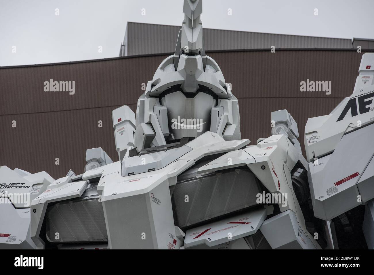 Odaiba, Tokyo/Japan - May 21, 2019 : UNICON GUNDAM SCALE 1:1 model of ...