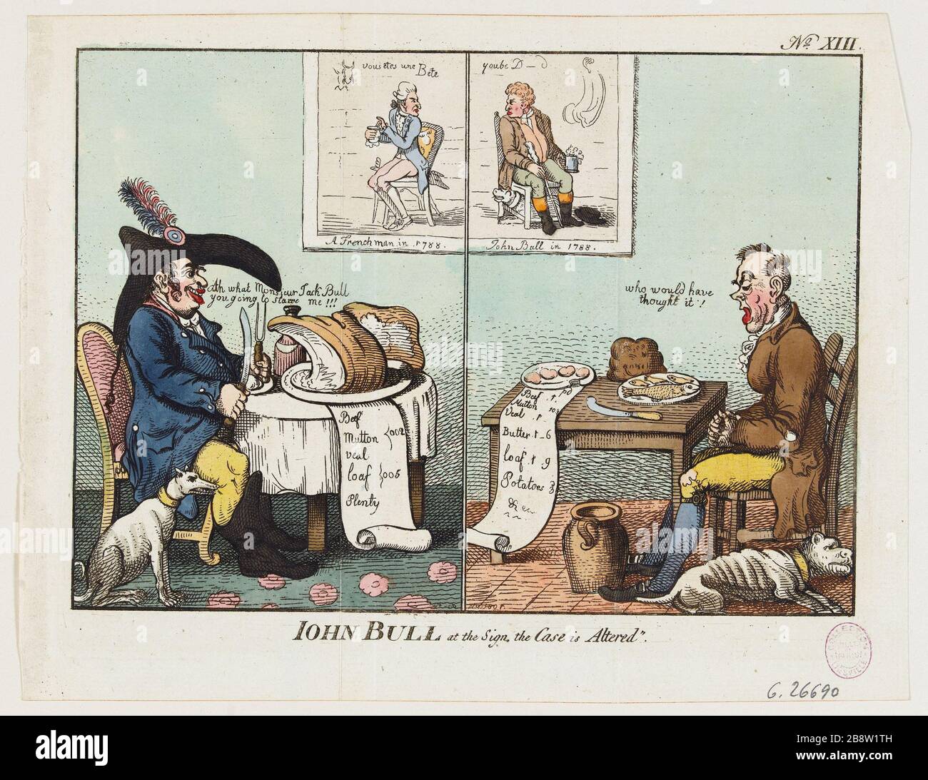 JOHN BULL AT THE SIGN THE CASE IS ALTERED George Cruikshank (1792-1878 ...