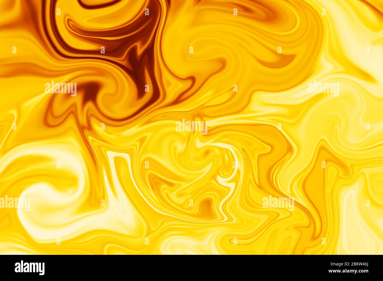 Golden melting fluid abstract background. Gold material Stock Photo - Alamy