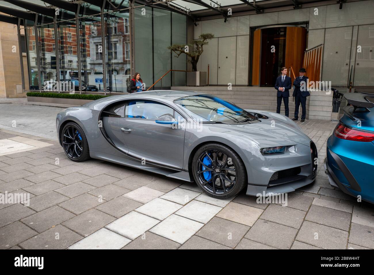 A Bugatti Chiron spotted in London Stock Photo - Alamy