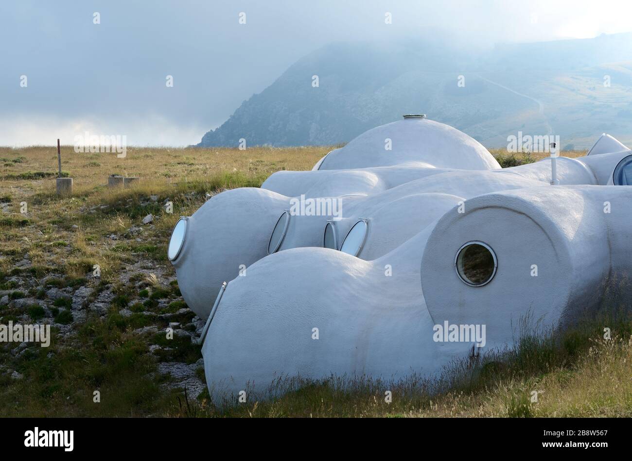 Bubble Domes or Airform Architecture of Former Living Areas at the Côte ...