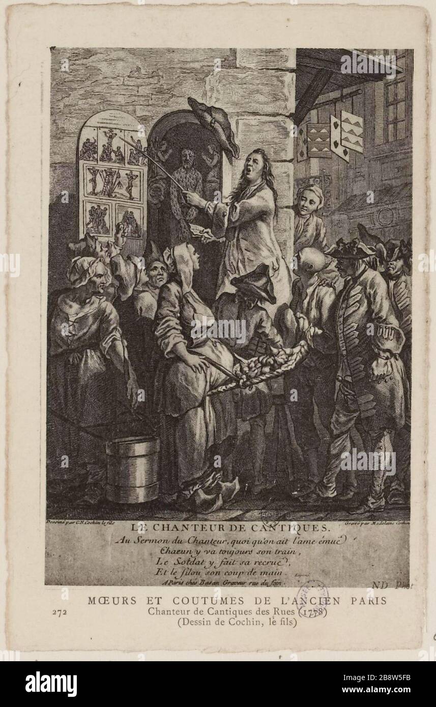 Social life and customs of the Old Paris / Singer street songs (1728 ...