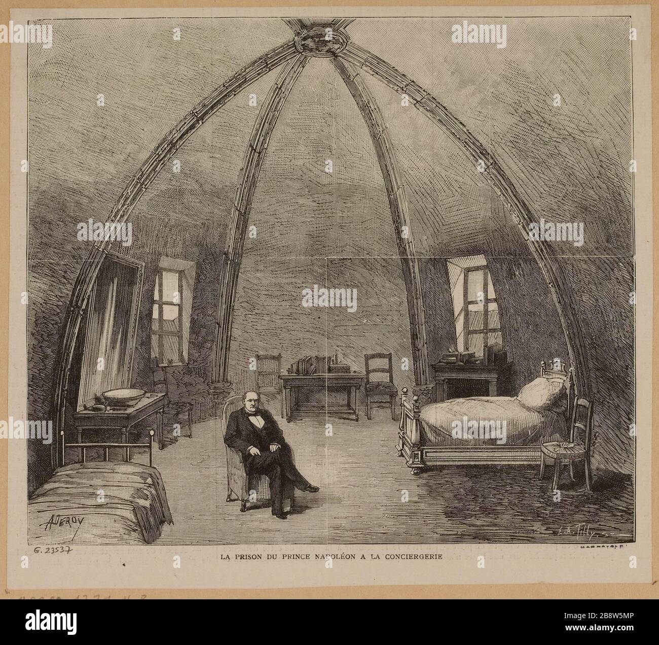 Prince Napoleon prison at the Conciergerie Stock Photo - Alamy