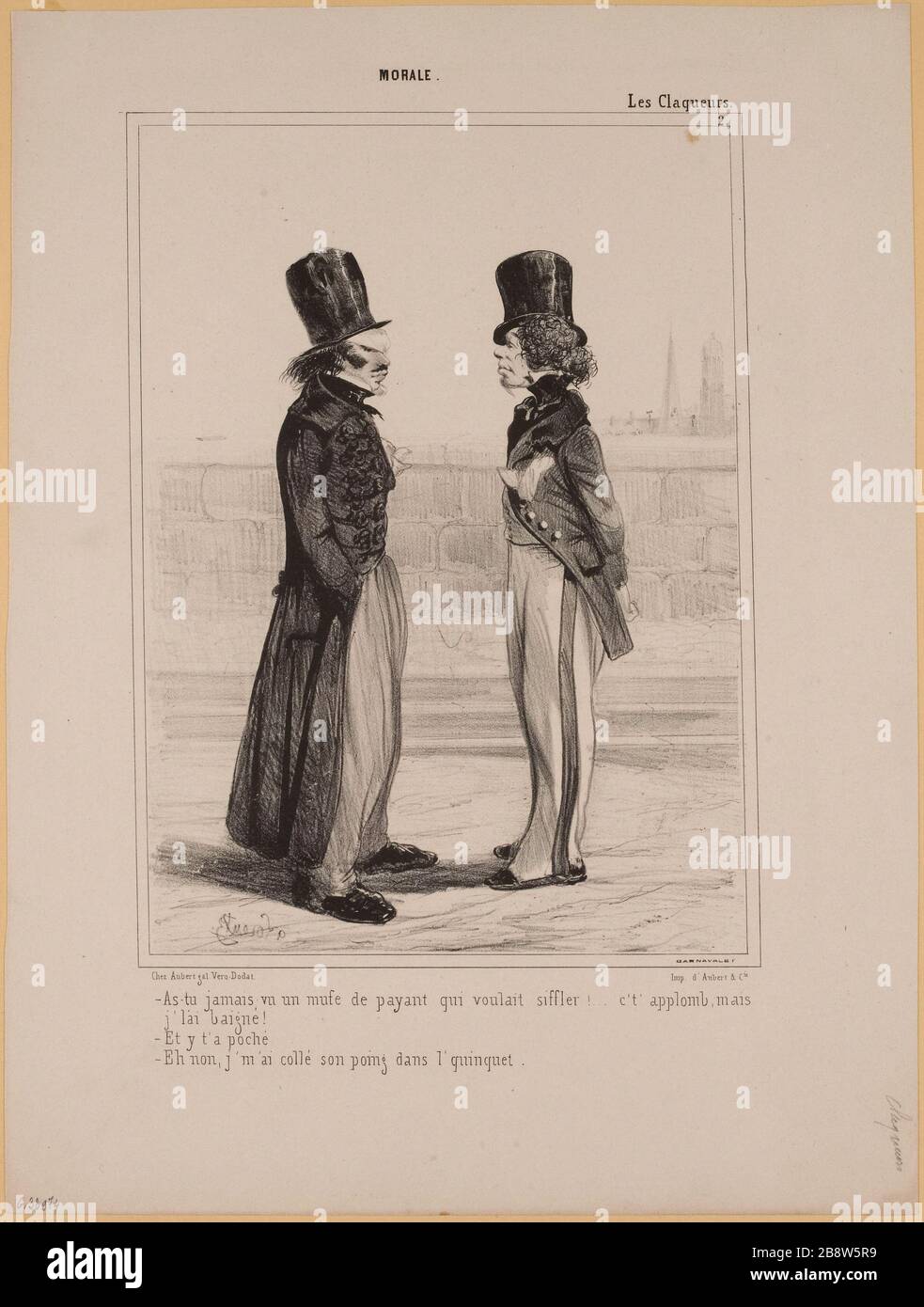 The Morale./ claqueurs / 2 / -Have you ever seen a paying blackguard ...