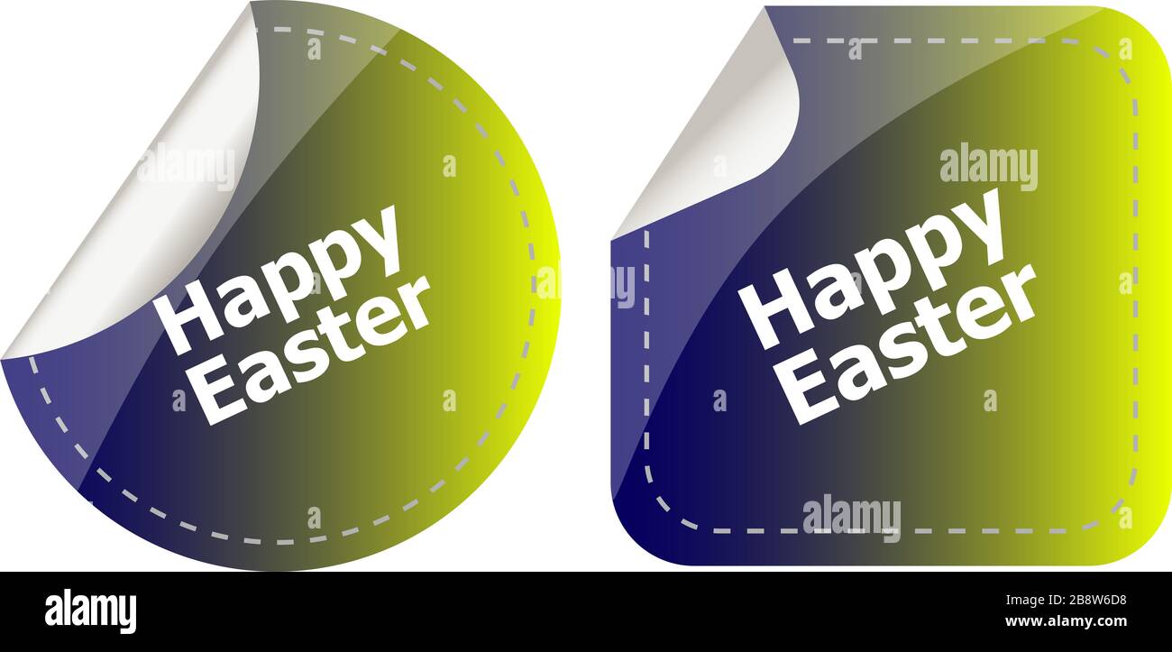 Easter sign icon. Easter label tag symbol Stock Photo - Alamy