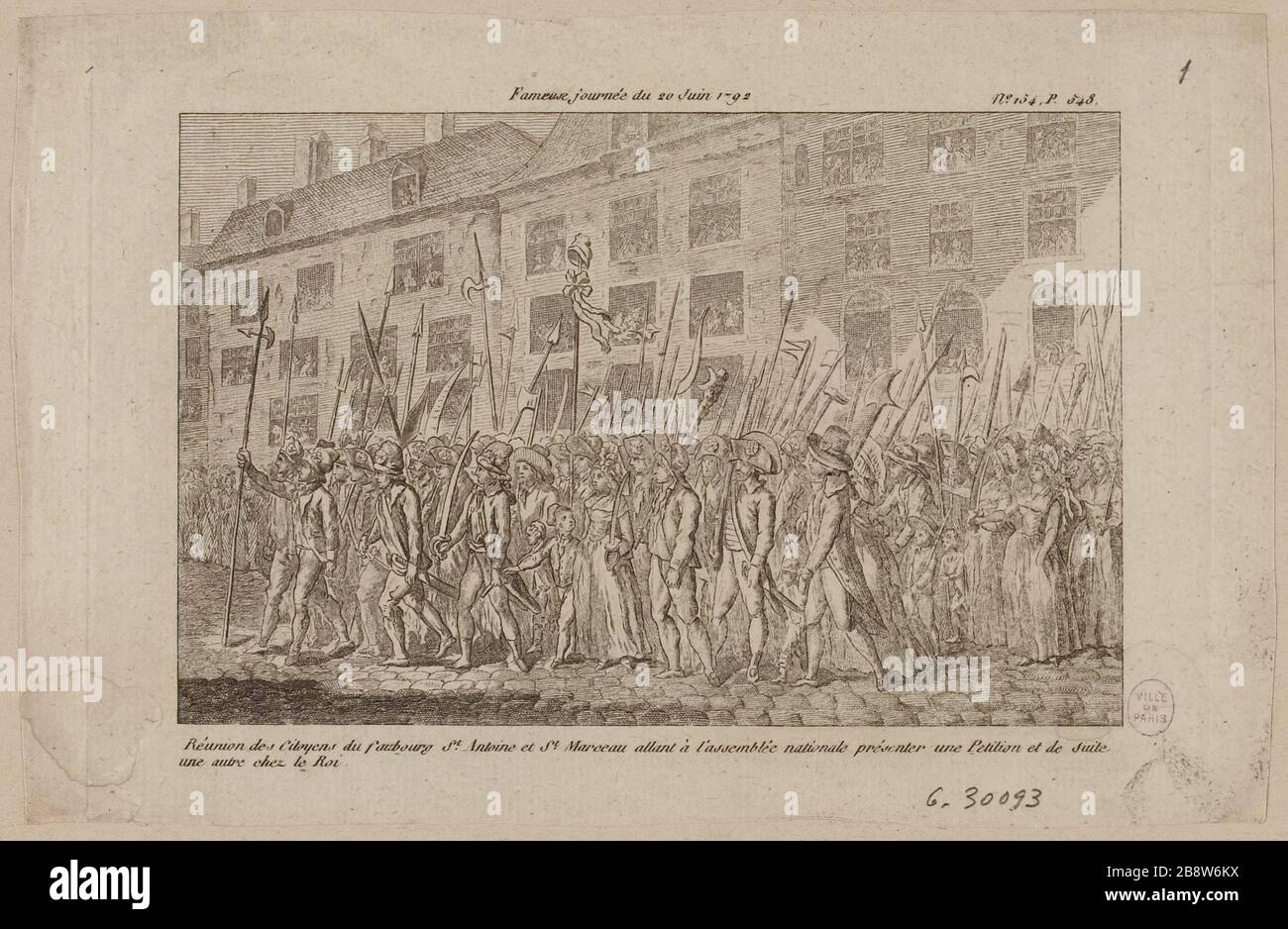 Famous Demonstration of 20 June 1792 / No. 154. P.548 / Meeting of the ...