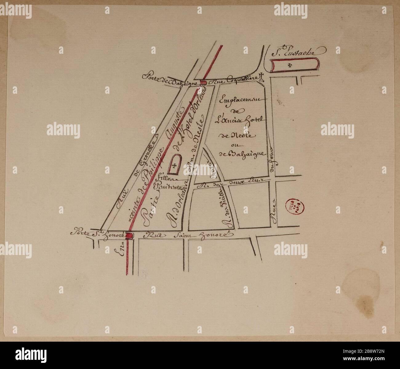 Historical neighborhood map hi-res stock photography and images - Alamy