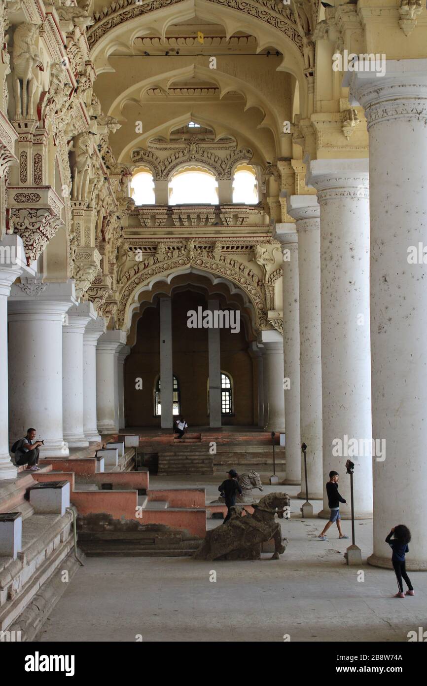 Thirumalai Nayak Palace is a 17th-century palace erected in 1636 AD by ...