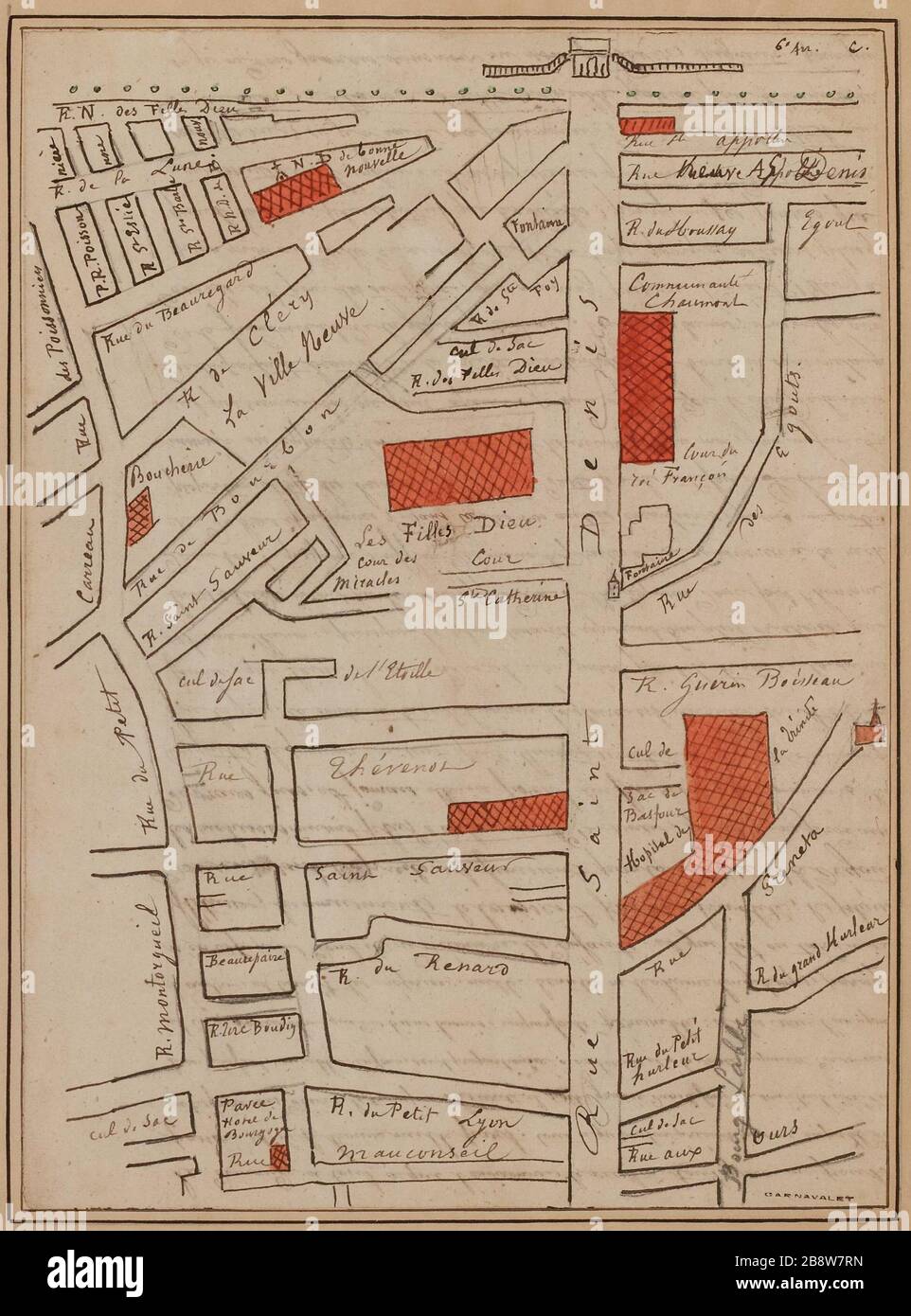 Saint denis map hi-res stock photography and images - Alamy