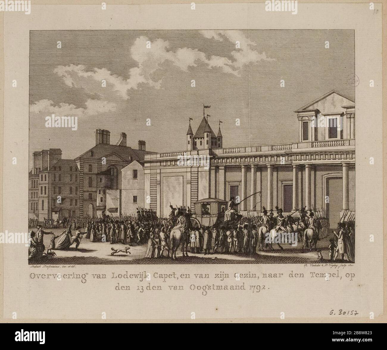 About lining of Louis Capet, and his family, to the temple, on the 13th ...