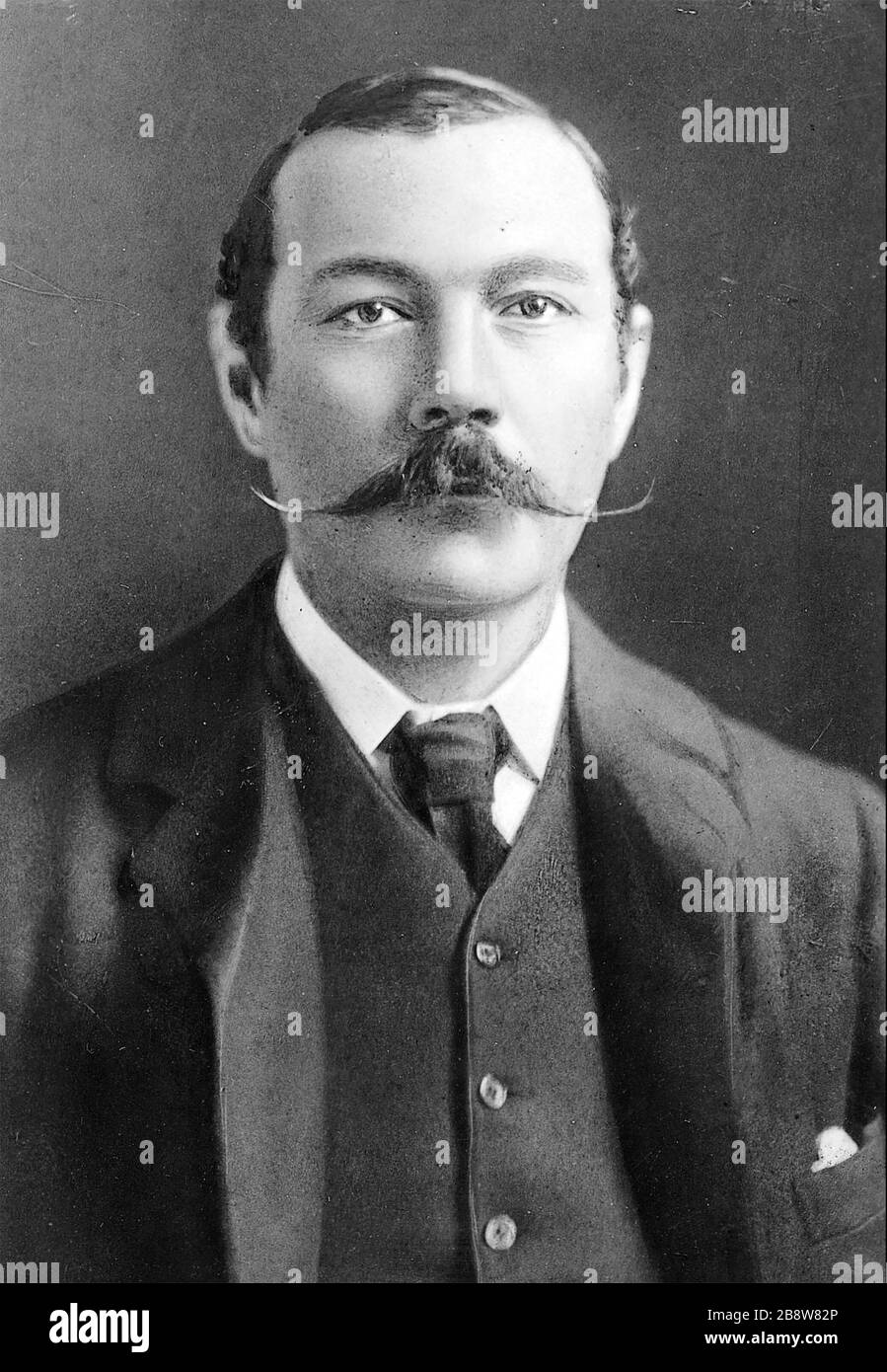 ARTHUR CONAN DOYLE (1859-1930) Scottish doctor and novelist as an ...