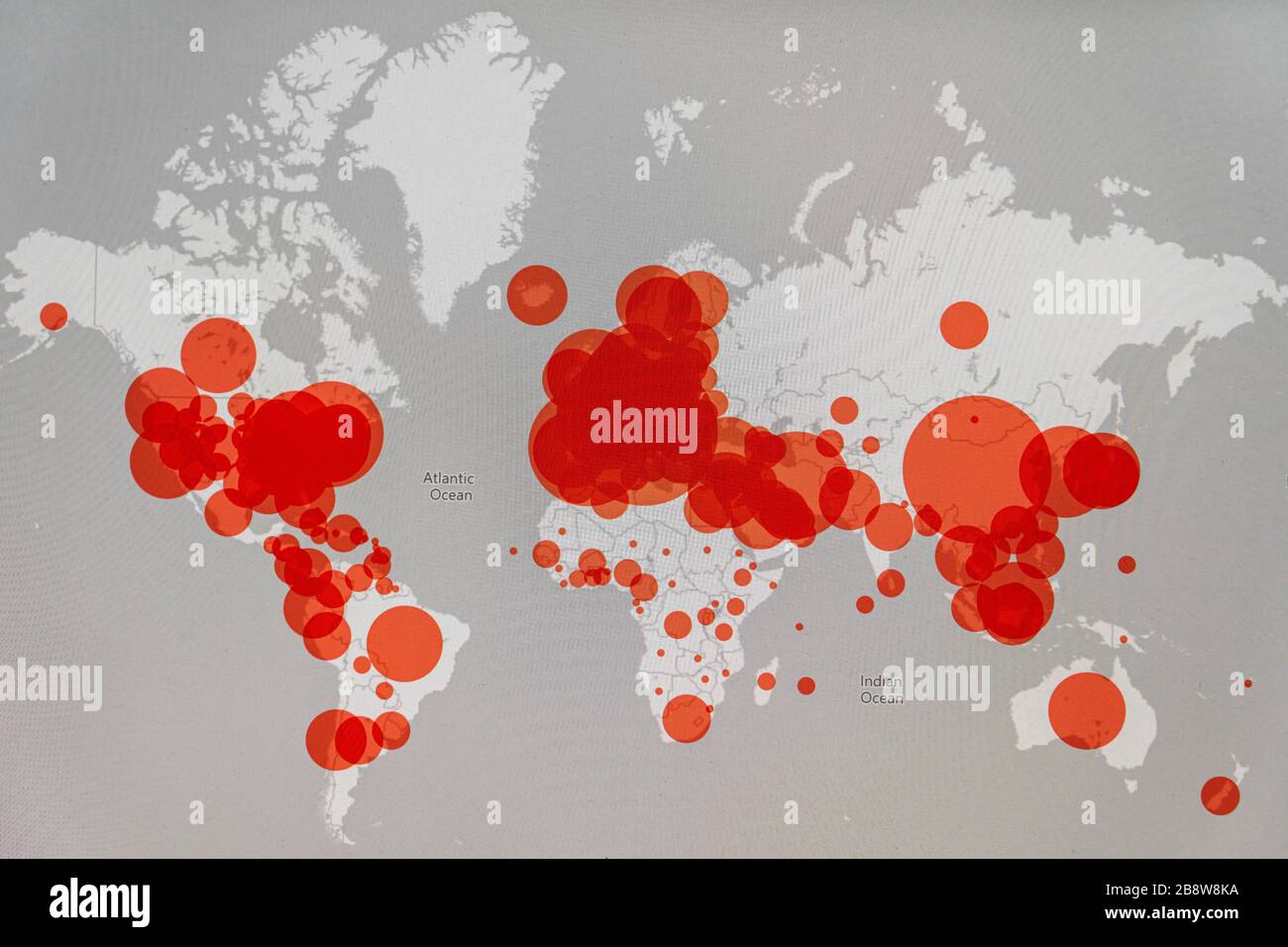 Map of hazard hi-res stock photography and images - Alamy