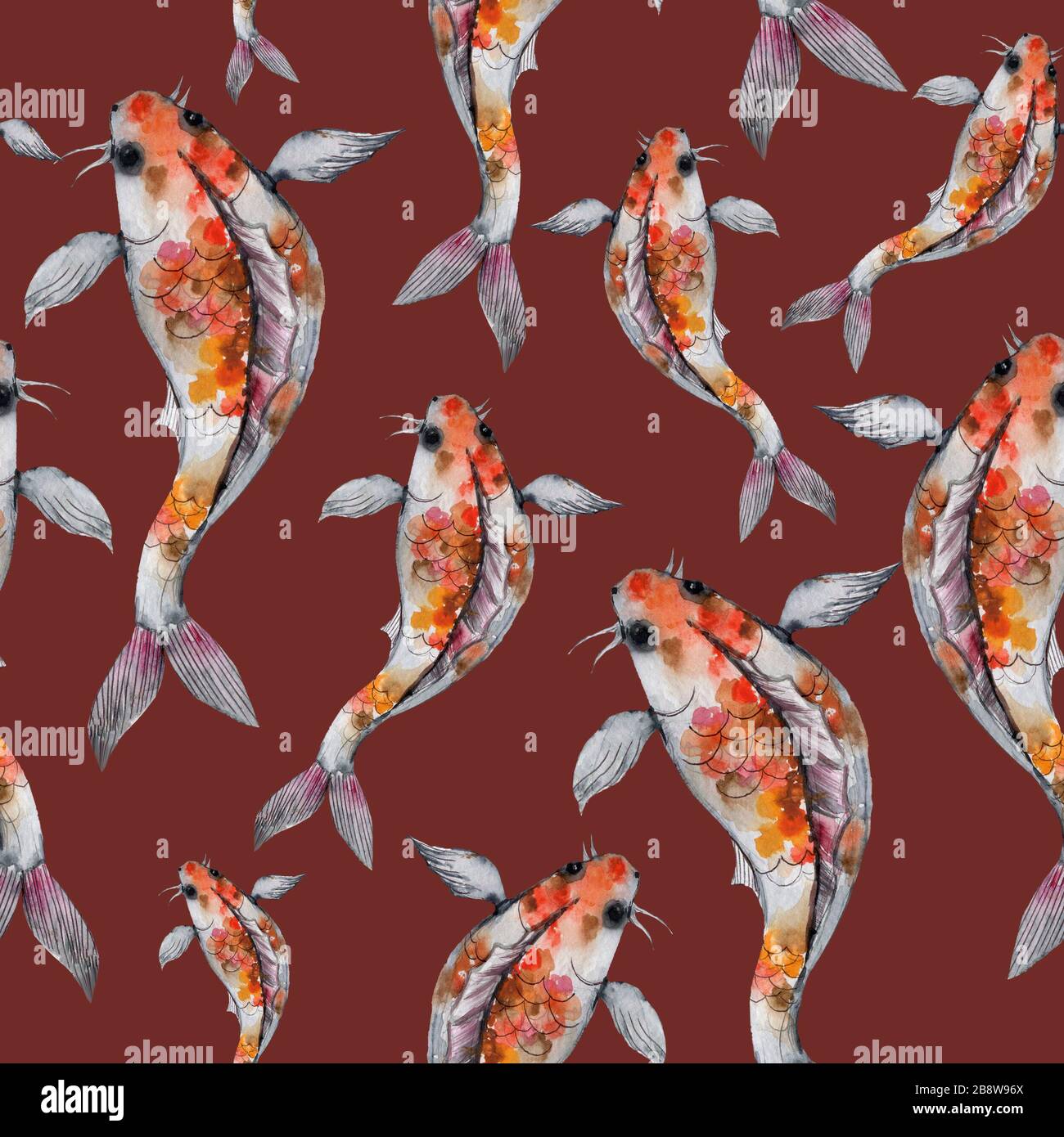 Koi Fish Art Wallpaper