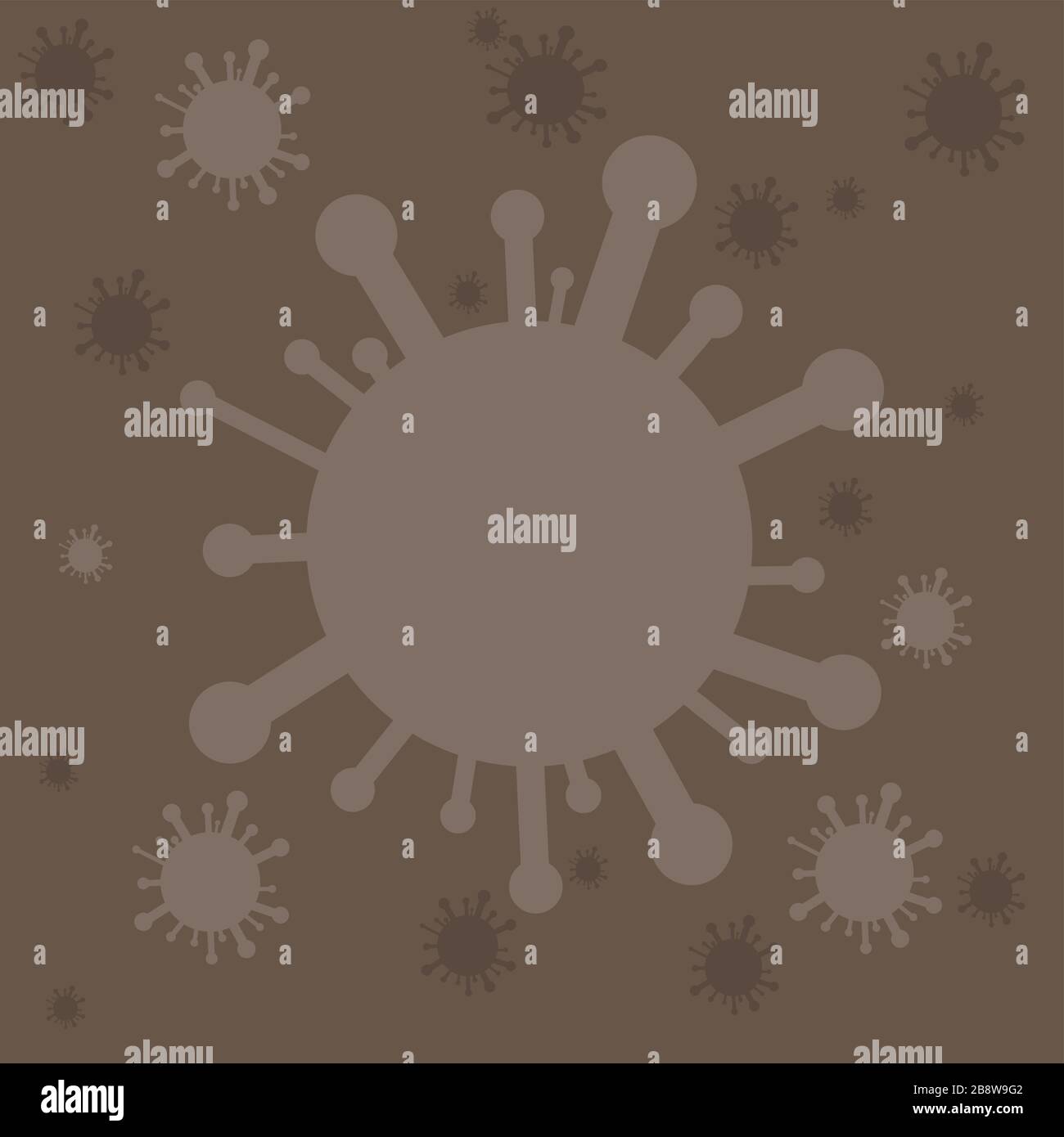 Virus. Abstract vector microbe. Computer virus, allergy bacteria ...