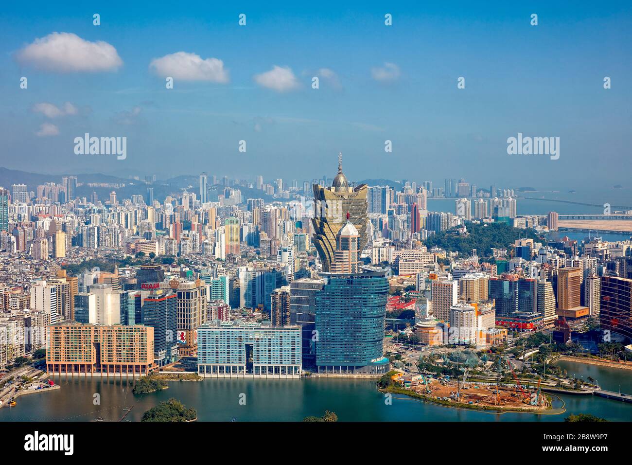Aerial view of the Macau Peninsula. Macau, China Stock Photo - Alamy