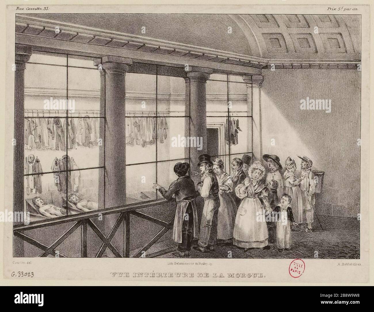 Interior view of the morgue Stock Photo - Alamy