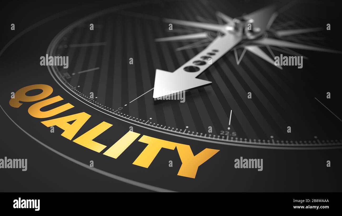 3D Illustration of an Abstract Compass Over Black Background with ...
