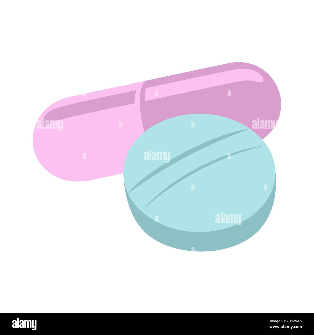 Standard tablets and pills vector isolated on white background Stock ...