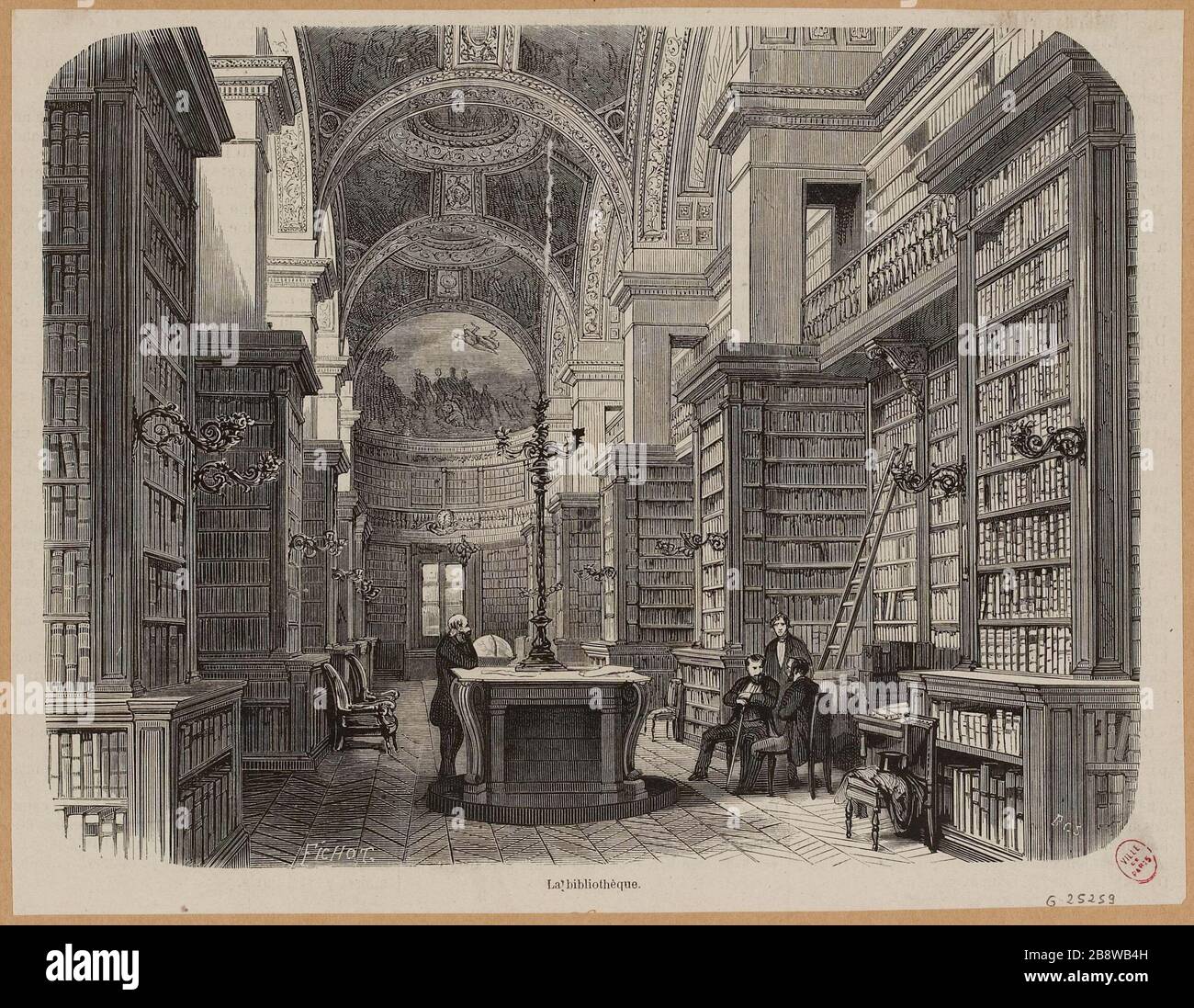 Library of the National Assembly Stock Photo - Alamy