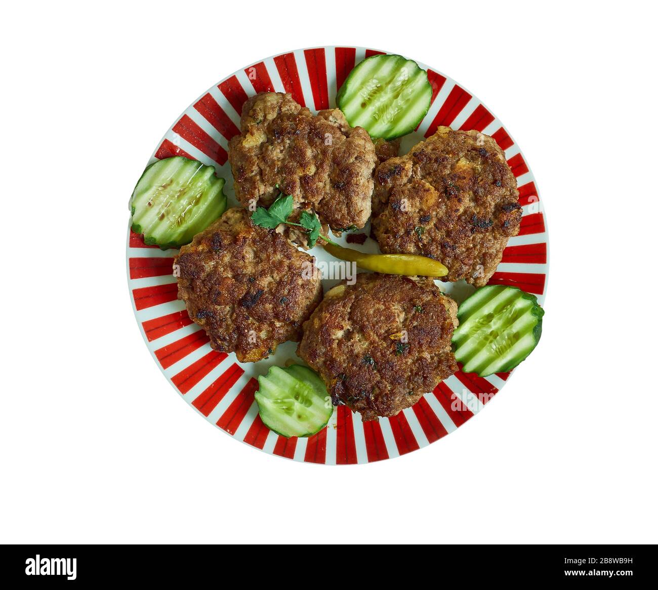 Pakistani shami kabab Cut Out Stock Images & Pictures - Alamy