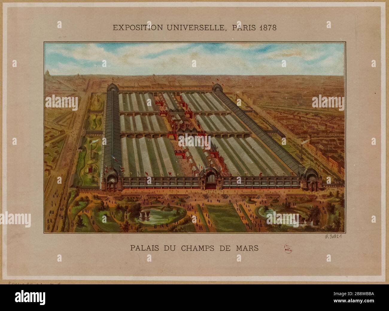 Paris universal exhibition of 1878 hi-res stock photography and images ...