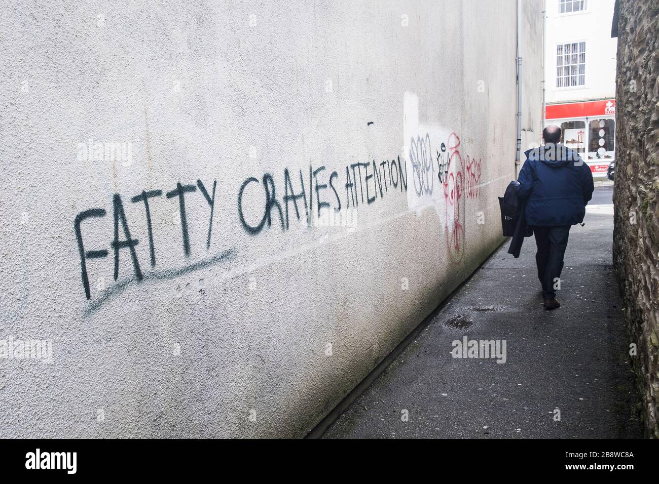 Graffiti on a passageway hi-res stock photography and images - Alamy
