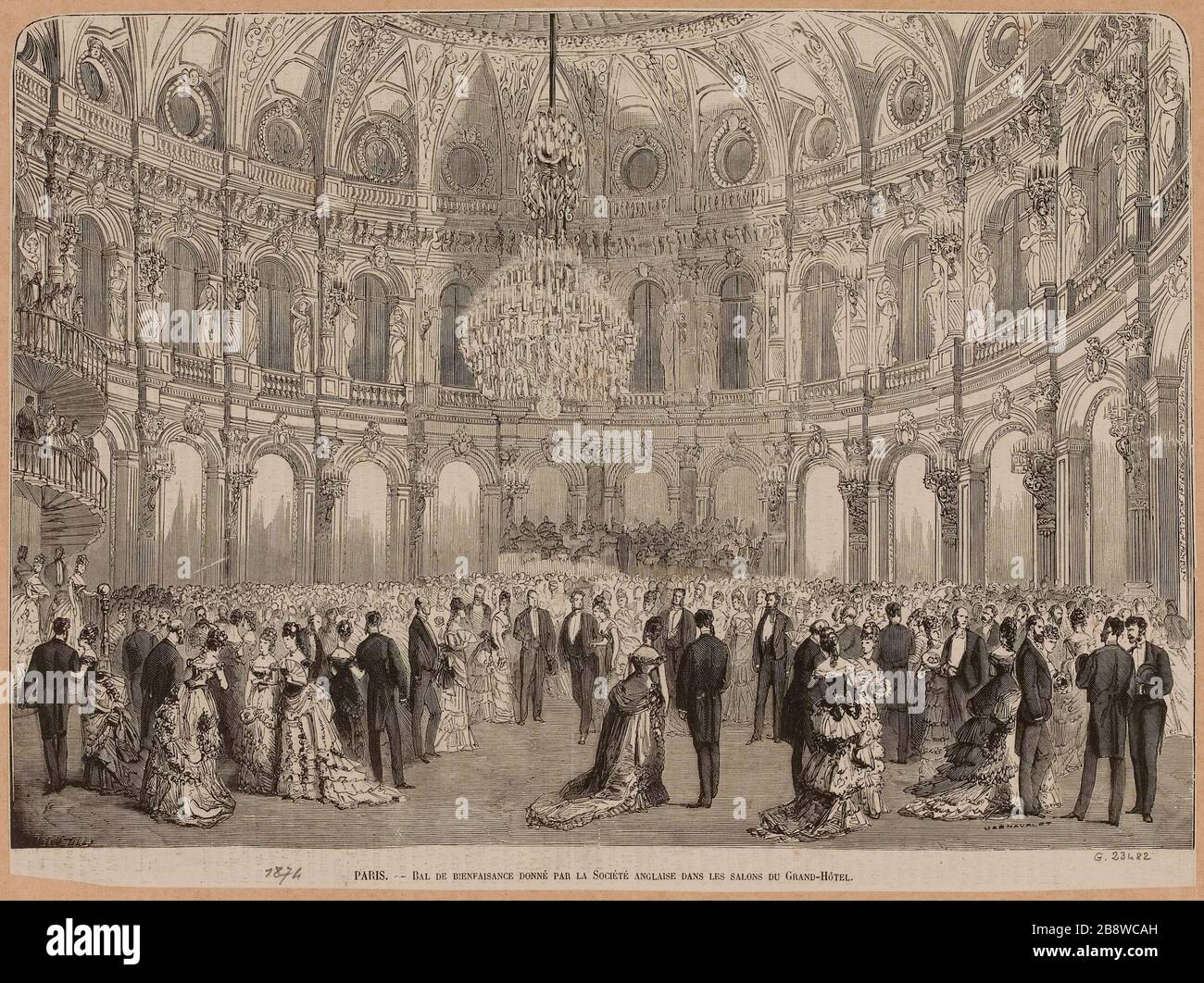 Paris. Charity Ball given by the English Society in the halls of the ...