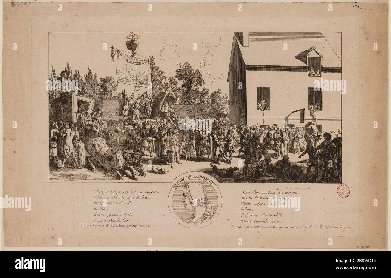 The triumph of Mr. Ramponeau / Madam Ramponeau Stock Photo - Alamy