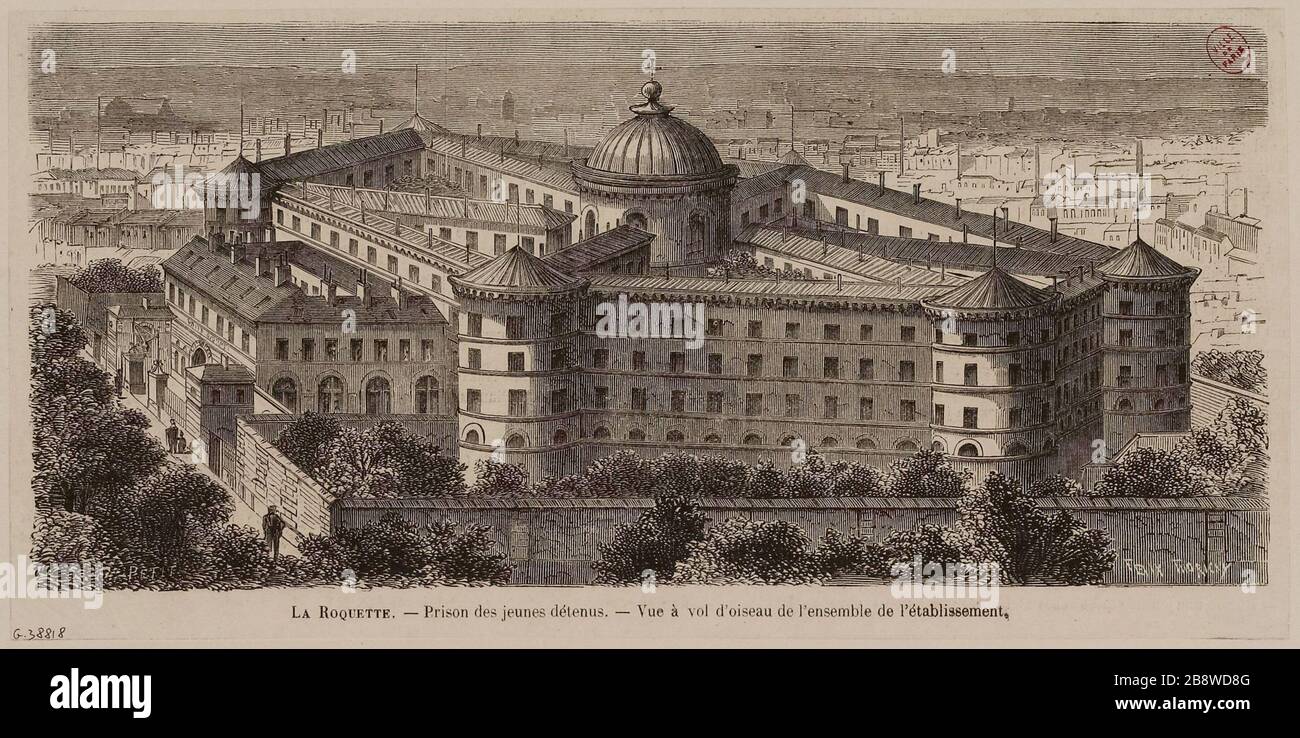 Rocket. - Prison for young offenders. - bird's-eye view of the entire ...