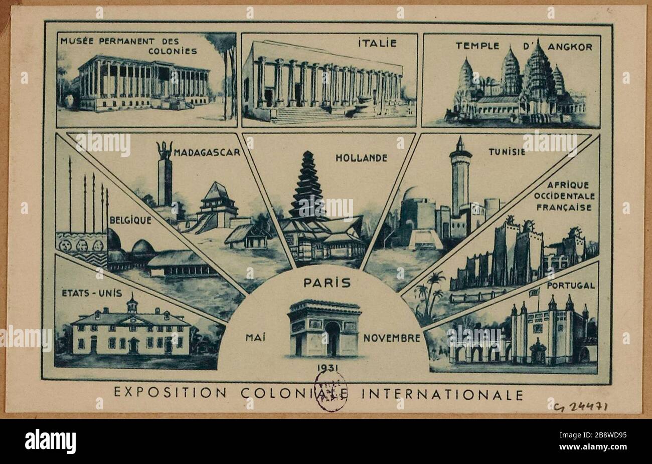 International Colonial Exposition Stock Photo - Alamy