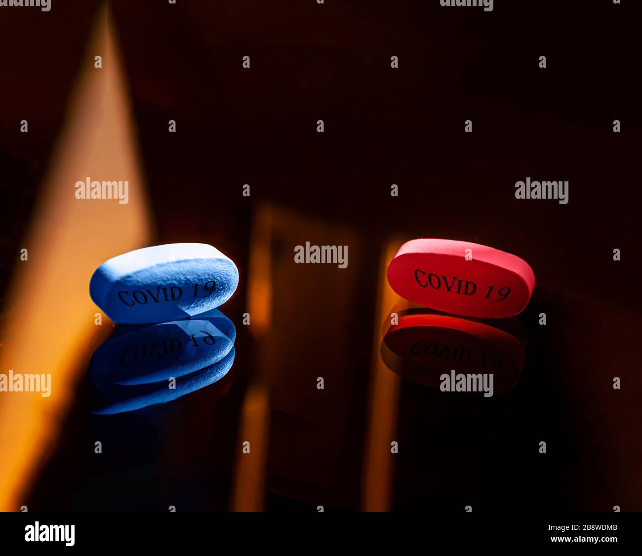 Red pill and blue pill matrix hi-res stock photography and images - Alamy