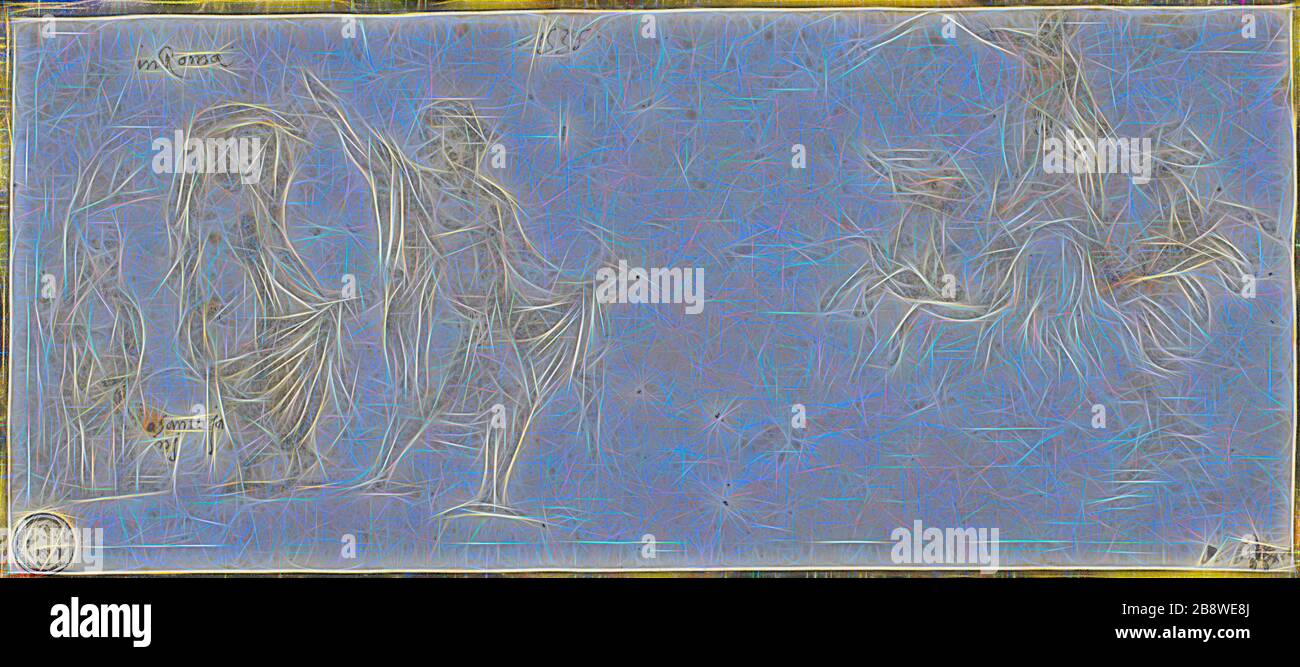 Sketches after the Antique: Bacchic Revels, Neptune in His Chariot, c ...