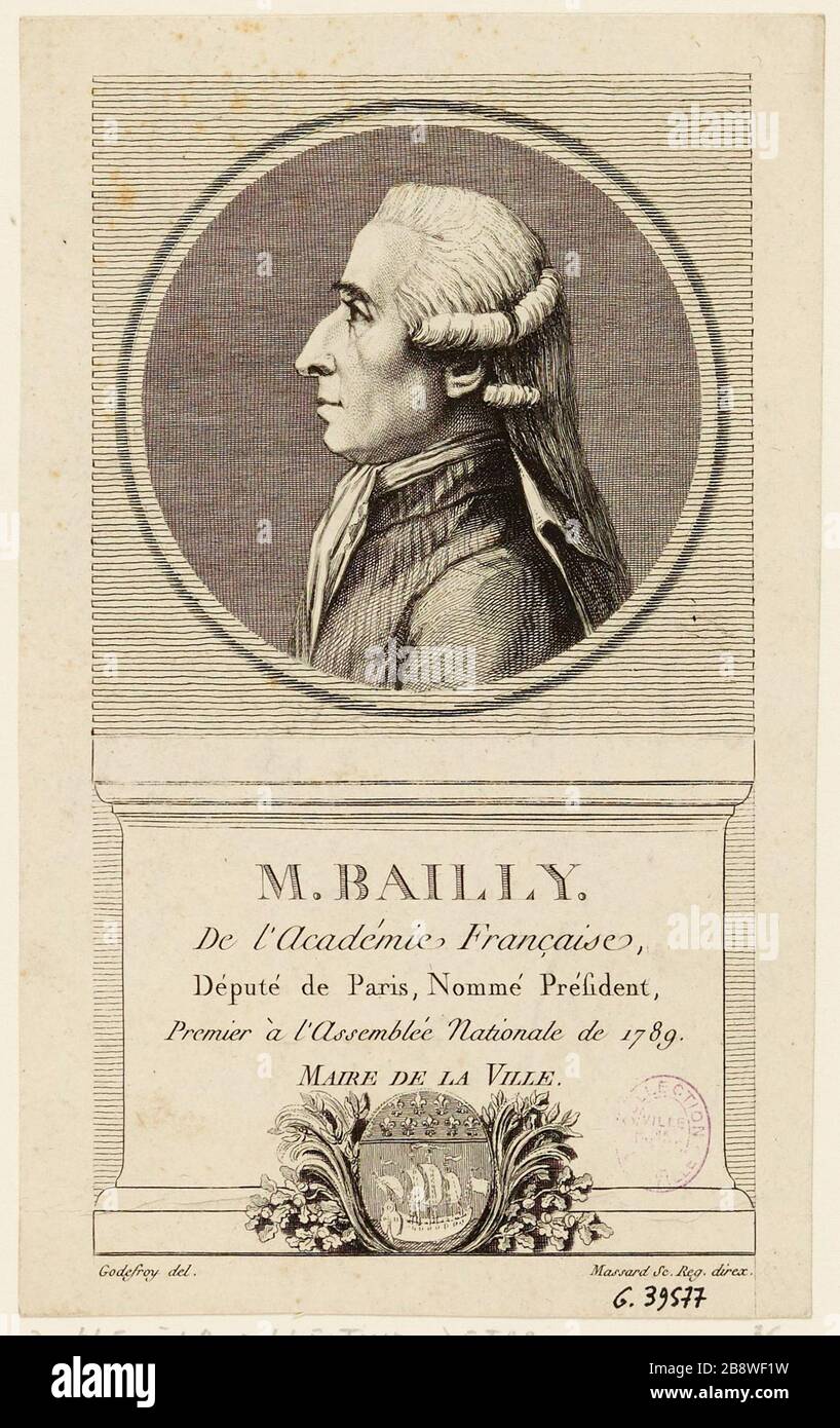 M.Bailly / of the French Academy / deputy of Paris, Named President ...
