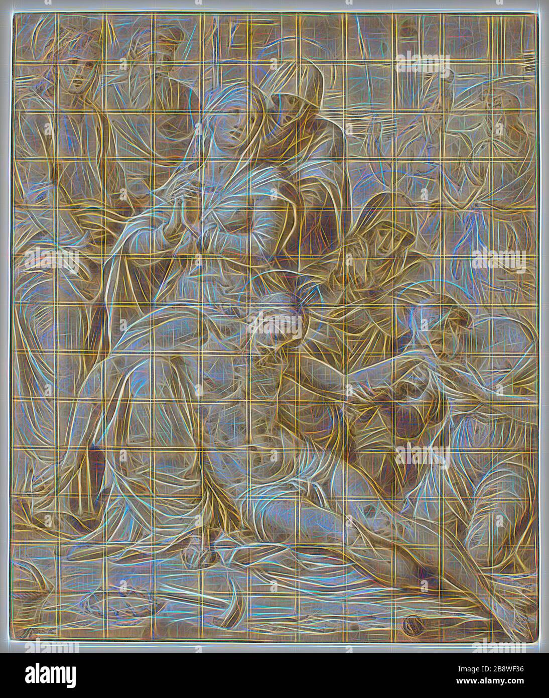 Deposition, 1540/46, Luca Penni, Italian, 1500/04-1557, Italy, Pen and ...