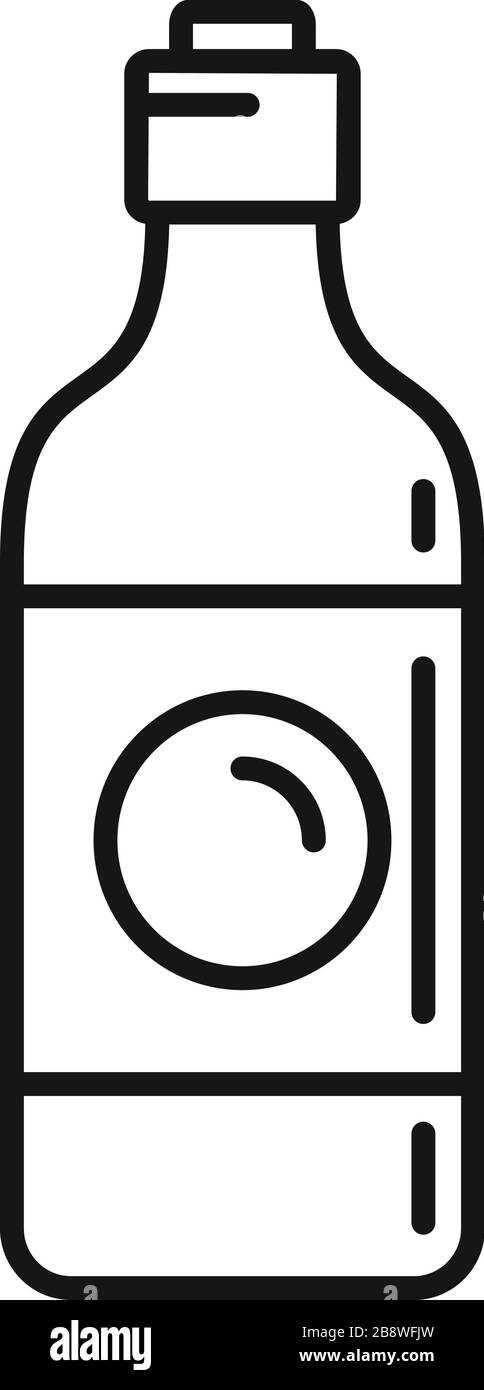 Soy sauce bottle icon. Outline soy sauce bottle vector icon for web ... Soy sauce bottle icon. Outline soy sauce bottle vector icon for web ...
