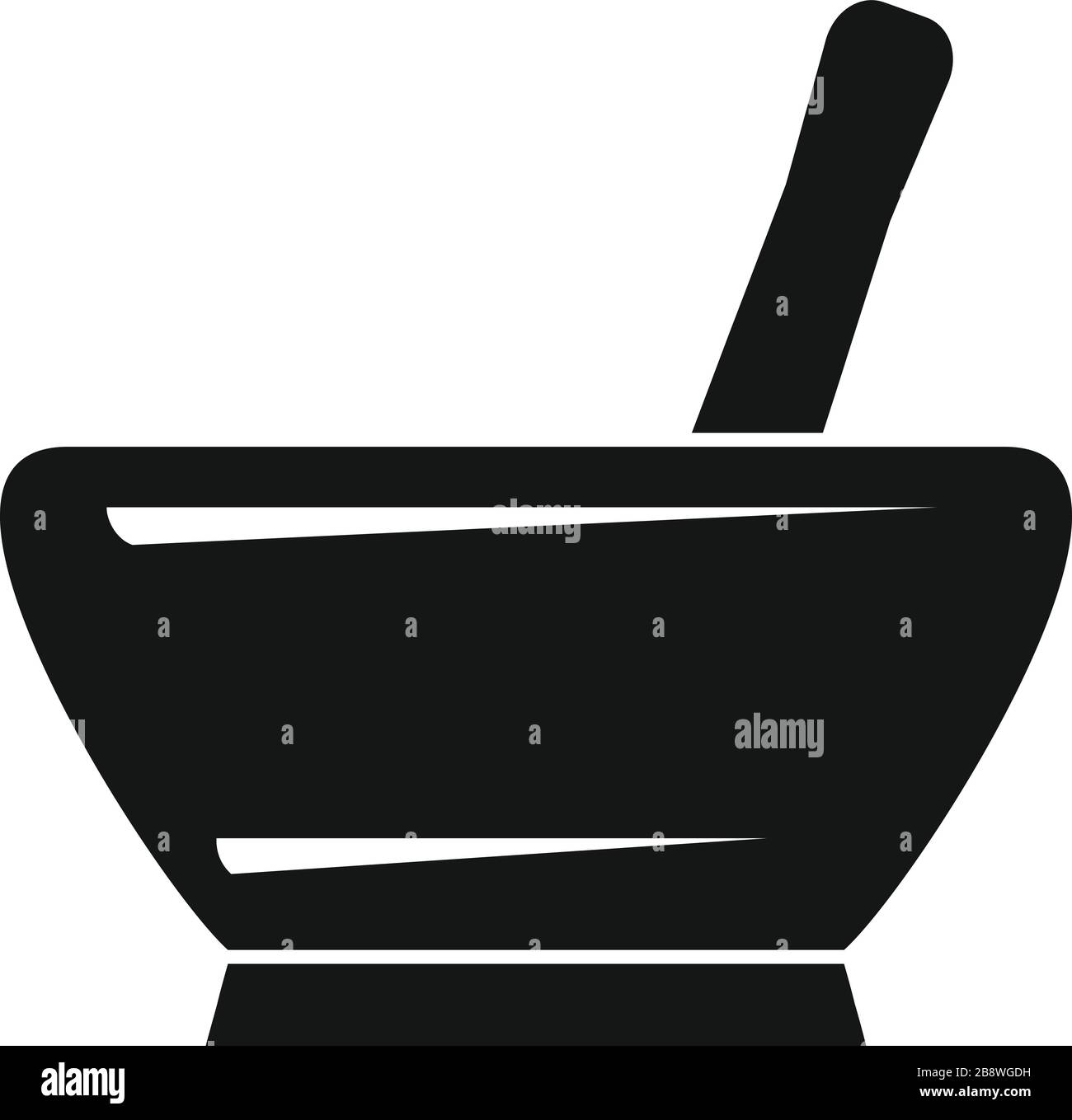 Condiment wood bowl icon. Simple illustration of condiment wood bowl ... Condiment wood bowl icon. Simple illustration of condiment wood bowl ...