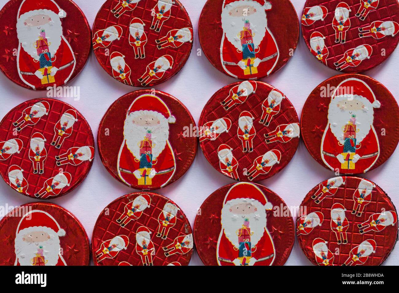 Wilko Belgian Milk Chocolate coins Father Christmas Santa Claus ...