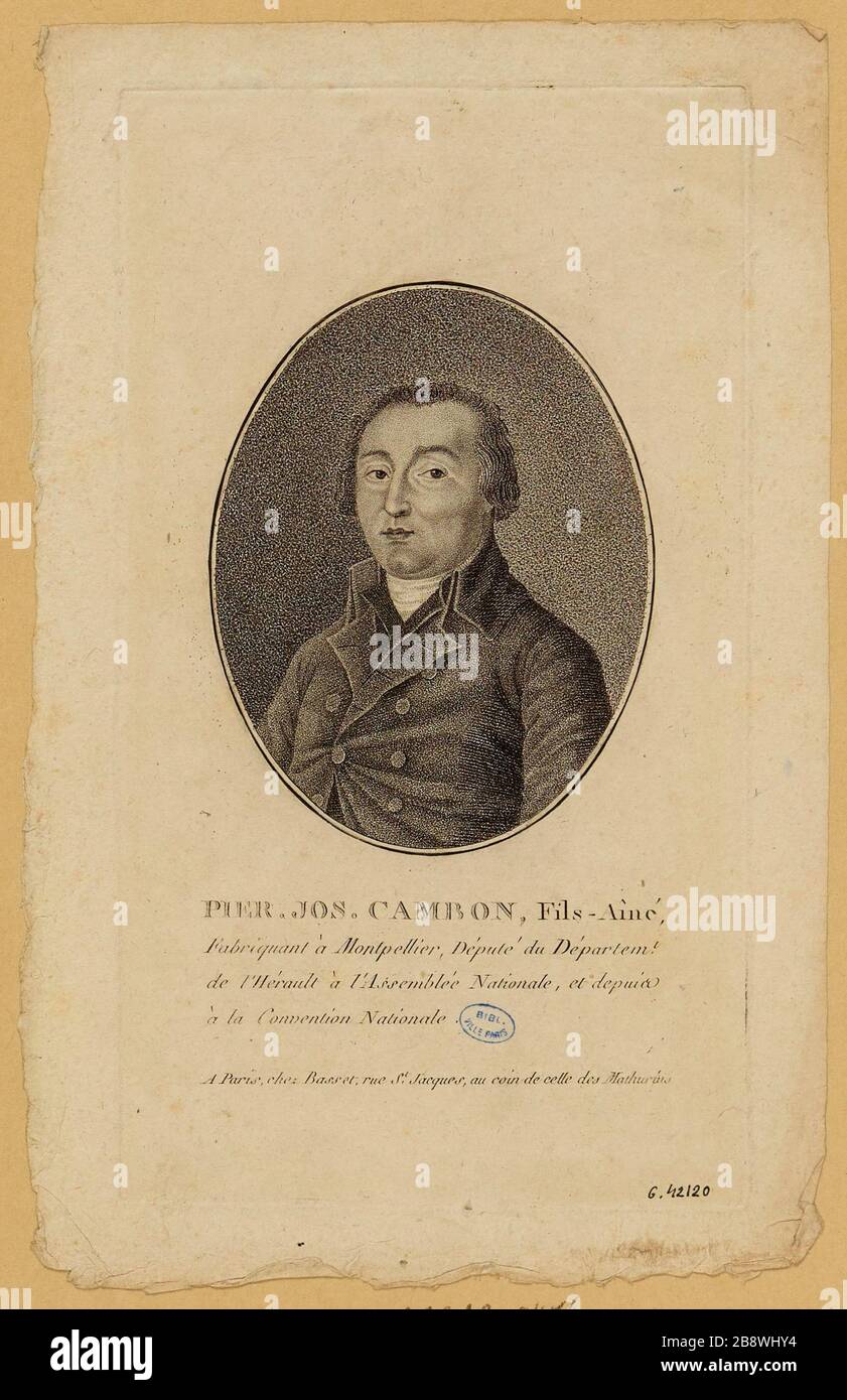Pier. Jos. Cambon, son-eldest [...] Stock Photo - Alamy