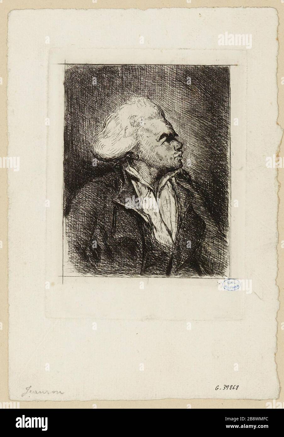 Portrait of Danton Stock Photo - Alamy